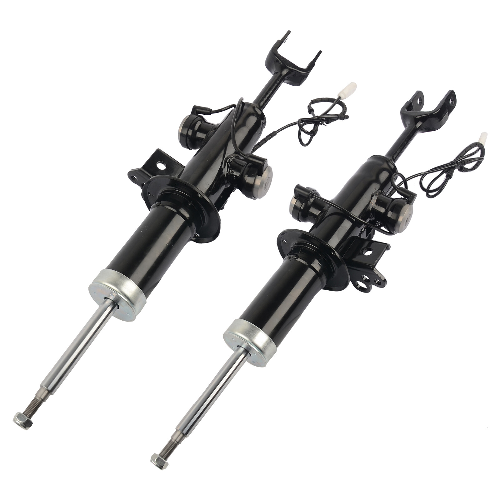 2x Front Hydraulic Shock Struts w/EDC For BMW F01 F02 F07 F10 550i 740i ...