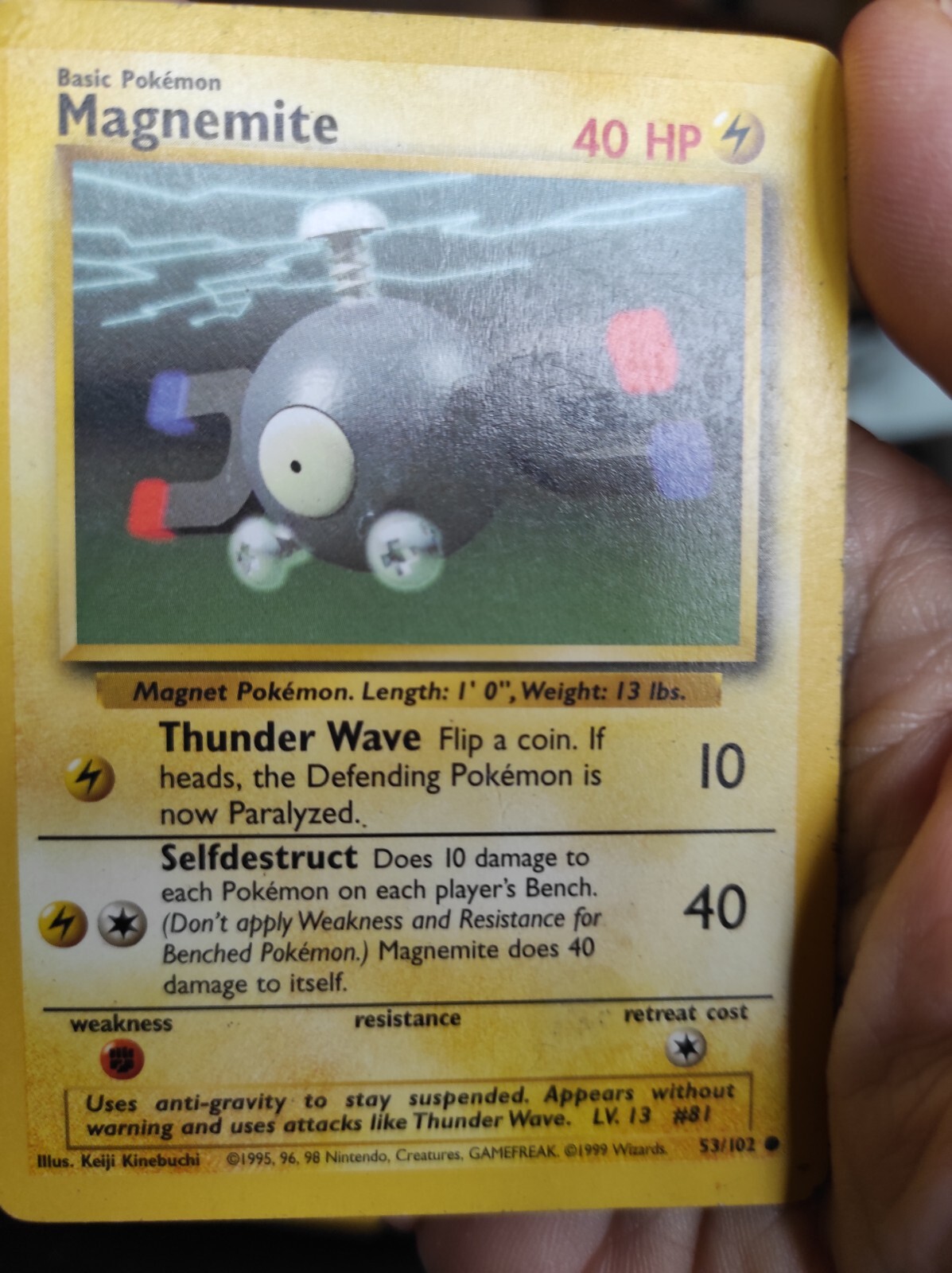 Magnemite 53/102 Base Set Unlimited Pokemon Card | eBay