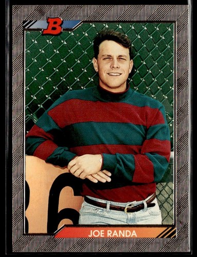 1992 Bowman Gold Foil #560 Joe Randa Rookie Kansas City Royals | eBay
