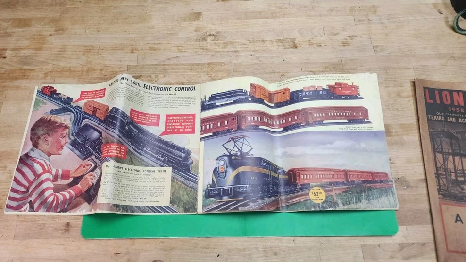1947 and 1948 Lionel Model Trains Electric Railroad Catalogs Plus One ...