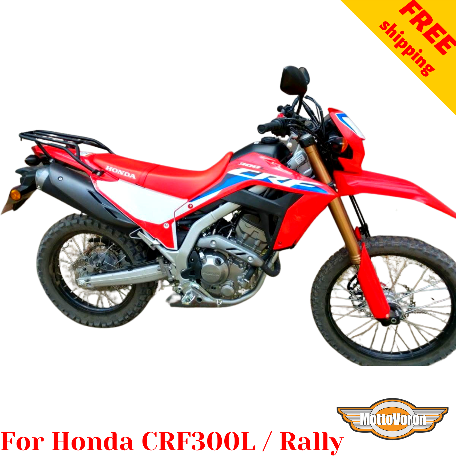 For Honda CRF300L Rear rack CRF 300 Rally Rear luggage rack CRF300L ...