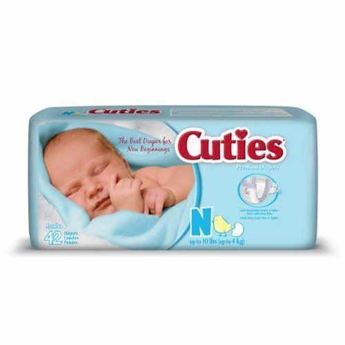 Unisex Baby Diaper Cuties Tab Closure Newborn Disposable Heavy ...