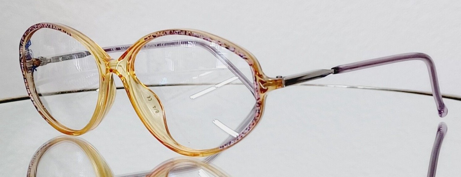 Vintage SAFILO Elasta Eyeglasses E5713 6FM VIOLETMARBLE 52-14-130 OPTYL ...