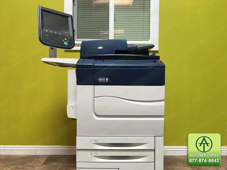 Xerox C60 Press Color Laser Commercial Printer Copier Scanner Fiery ...