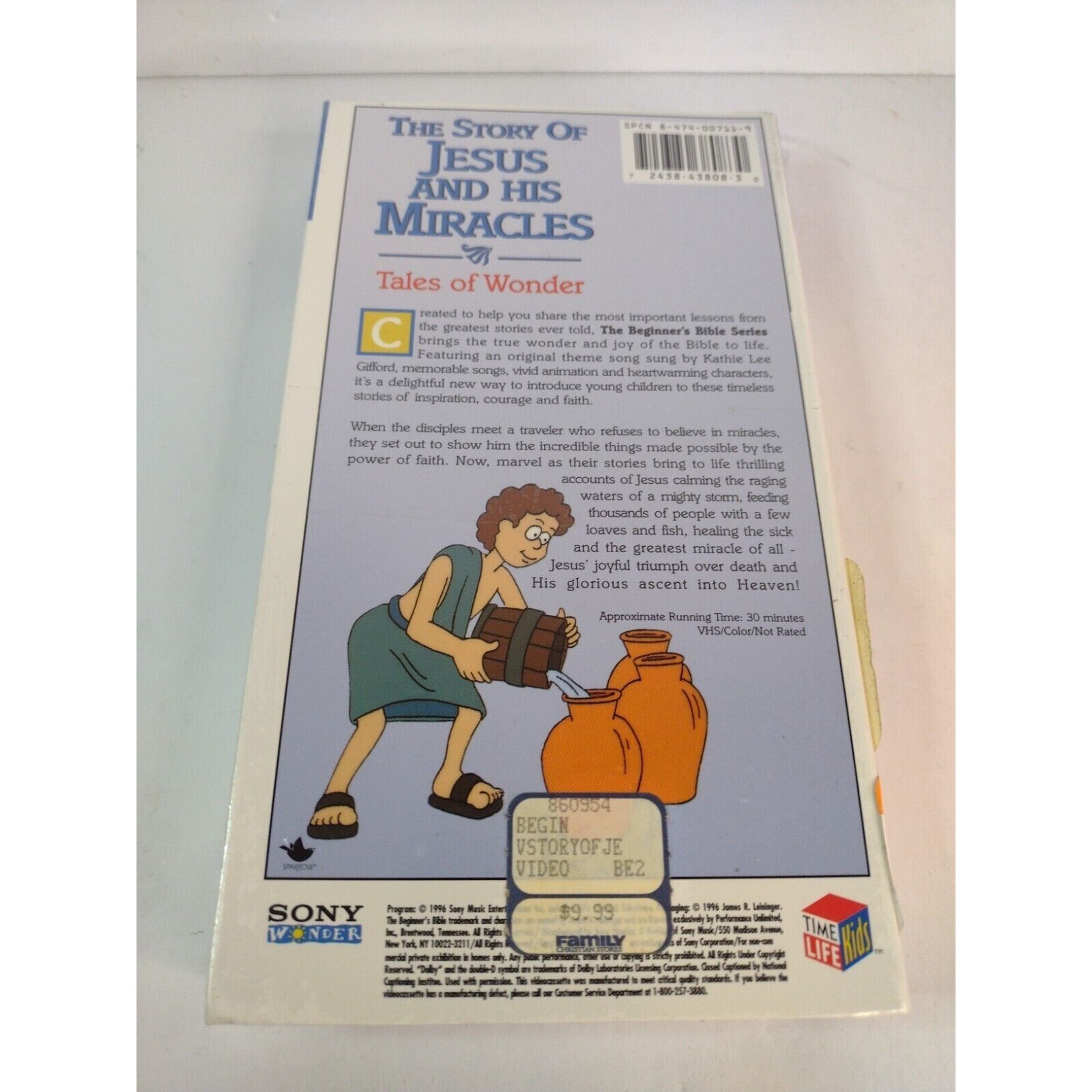 The Beginners Bible - The Story of Jesus and His Miracles (VHS, 1998 ...