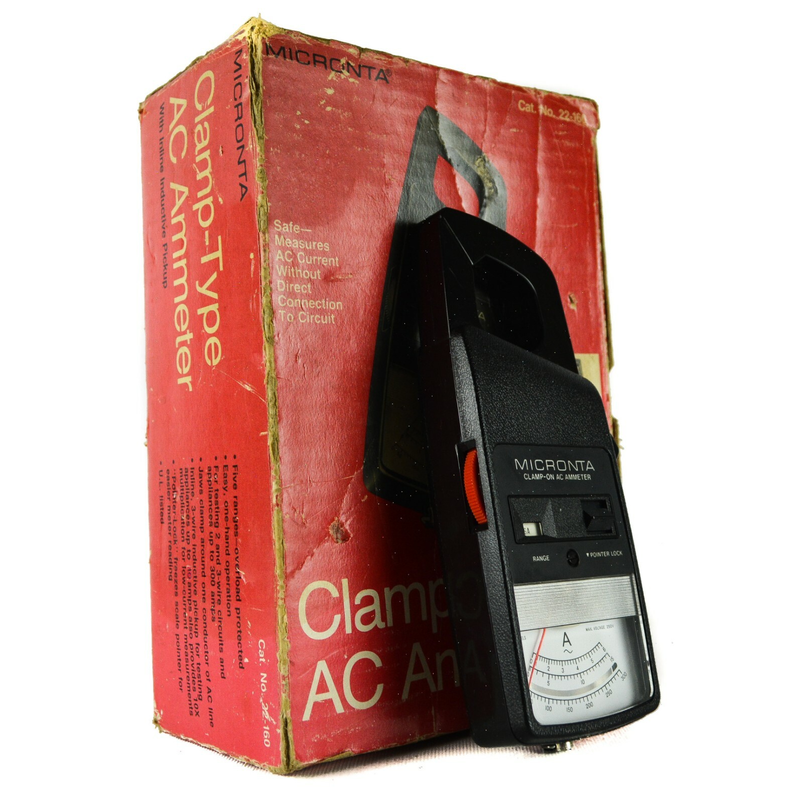 Micronta Clamp-Type AC Ammeter Amp Meter with Pick-up Multiplier ...