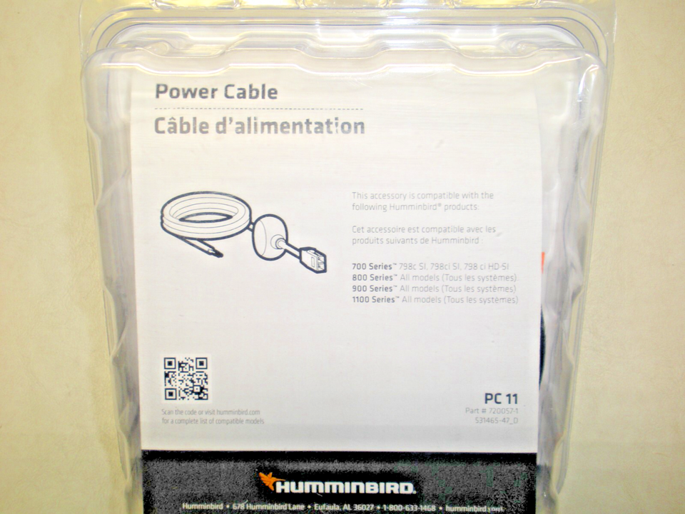Humminbird Replacement Power Cable PC11 Part # 720057-1 | eBay