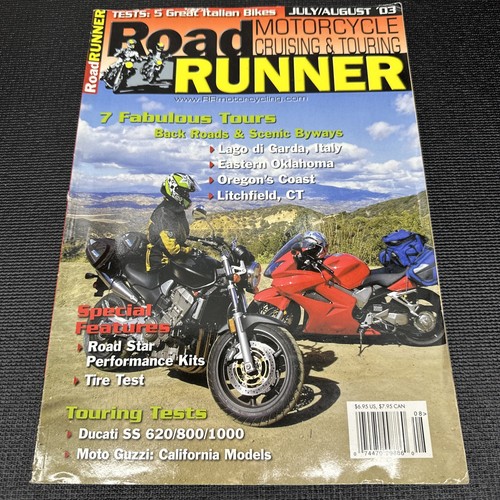 ROAD RUNNER MOTORCYCLE TOURING & TRAVEL Magazine, July/August 2003 | eBay