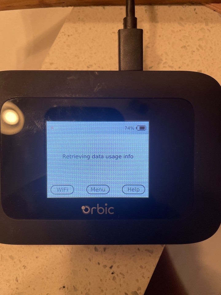 Orbic Speed 5G UW R500L5 Verizon 5G LTE Data Hotspot - missing back ...