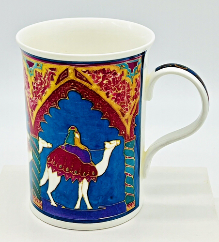 Susan Walpole Dubai Mug Camel Desert Bone China Tea Cobalt Blue Sky ...