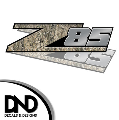 Z85 Decals 2 Pk Sticker for Chevy Silverado Sierra truck Skull Original ...