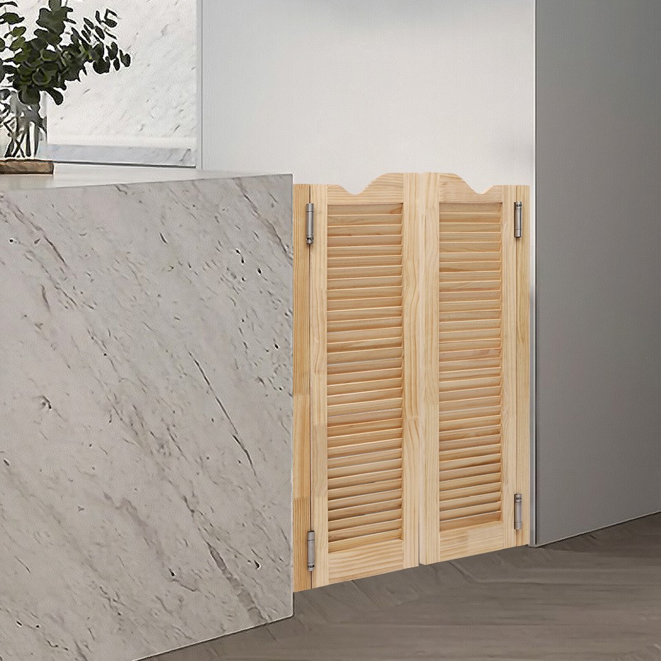 Double Half Doors Partition Door For Doorway Coffee Bar Door Wood ...