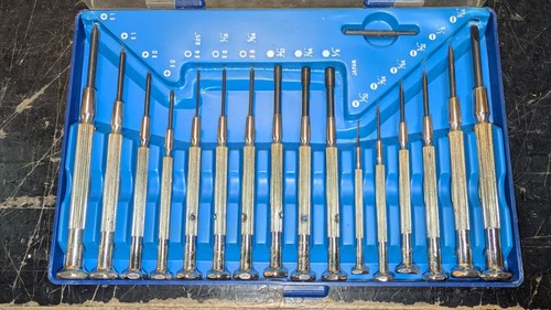 Archer Miniature Precision Nut, Screw and Allen Driver Set - 16 Drivers ...