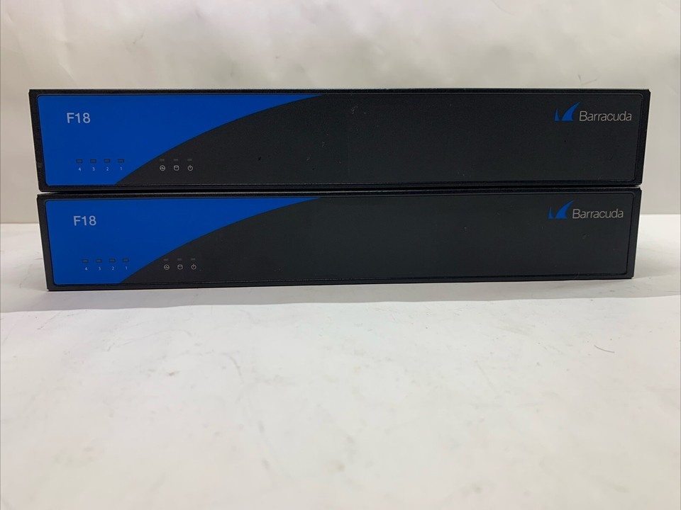(Lot of 2) - Barracuda F18 NextGen Firewall VPN Router Security ...