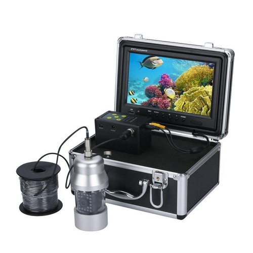 9"TFT LCD HD Video Fish Finder 8G SD 360° DVR Recorder Underwater ...