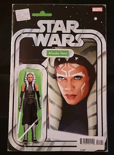 Marvel Comics Star Wars Ahsoka #1 John Tyler Christopher Action Figure ...