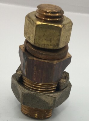 SSS8 PENN UNION 3/0 SOLID-4/0 STRAIGHT BRONZE SERVICE POST CONNECTOR ...