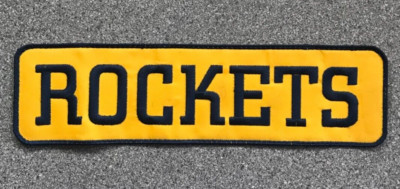 1971-73 DENVER ROCKETS ABA BASKETBALL THROWBACK 8 7/8" BLOCK TEXT TEAM ...