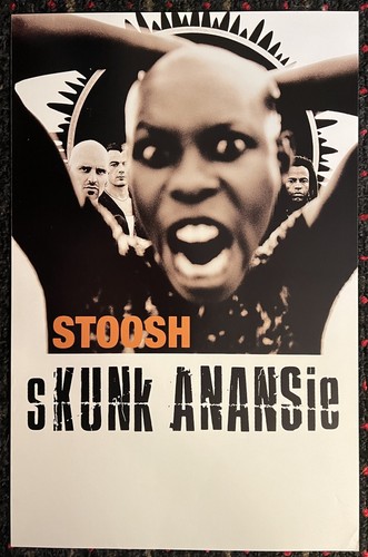 SKUNK ANANSIE Stoosh 11x17 record store promo poster 2sided 1996 SKIN ...