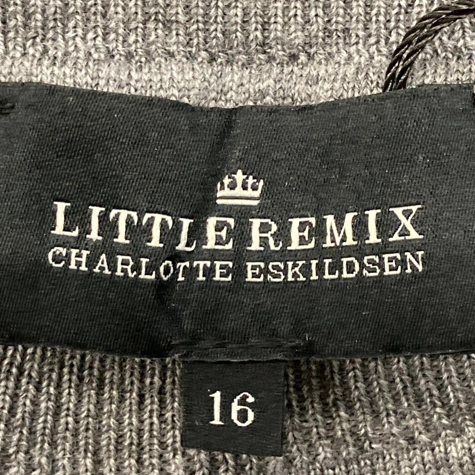 Little Remix Charlotte Eskildsen, Strickpullover, Größe: 42, Grau #Ol8 ...