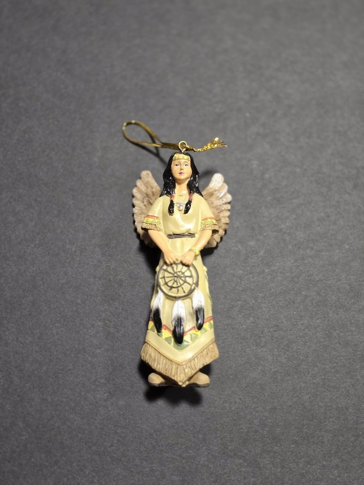 Complete Set of 8 Southwest Native American Indian Angel Resin ...