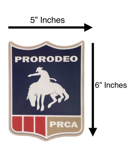 Professional Rodeo Cowboys Prorodeo PRCA 6” Inch Waterproof Vinyl ...