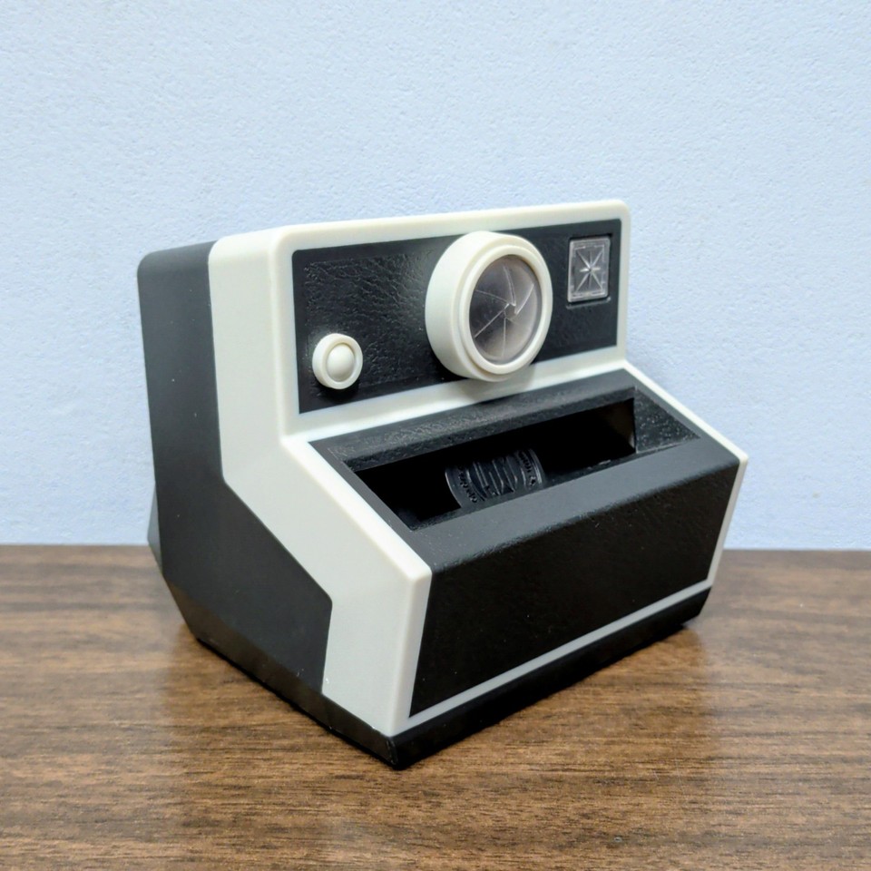 Polaroid Camera Post It Sticky Note Dispenser Holder Retro Office Desk ...