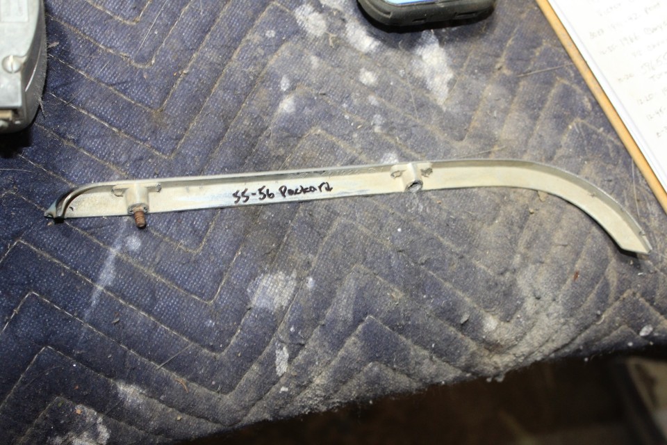 1955 1956 Packard Right Front Fender Molding *NICE* Very Bright Chrome ...