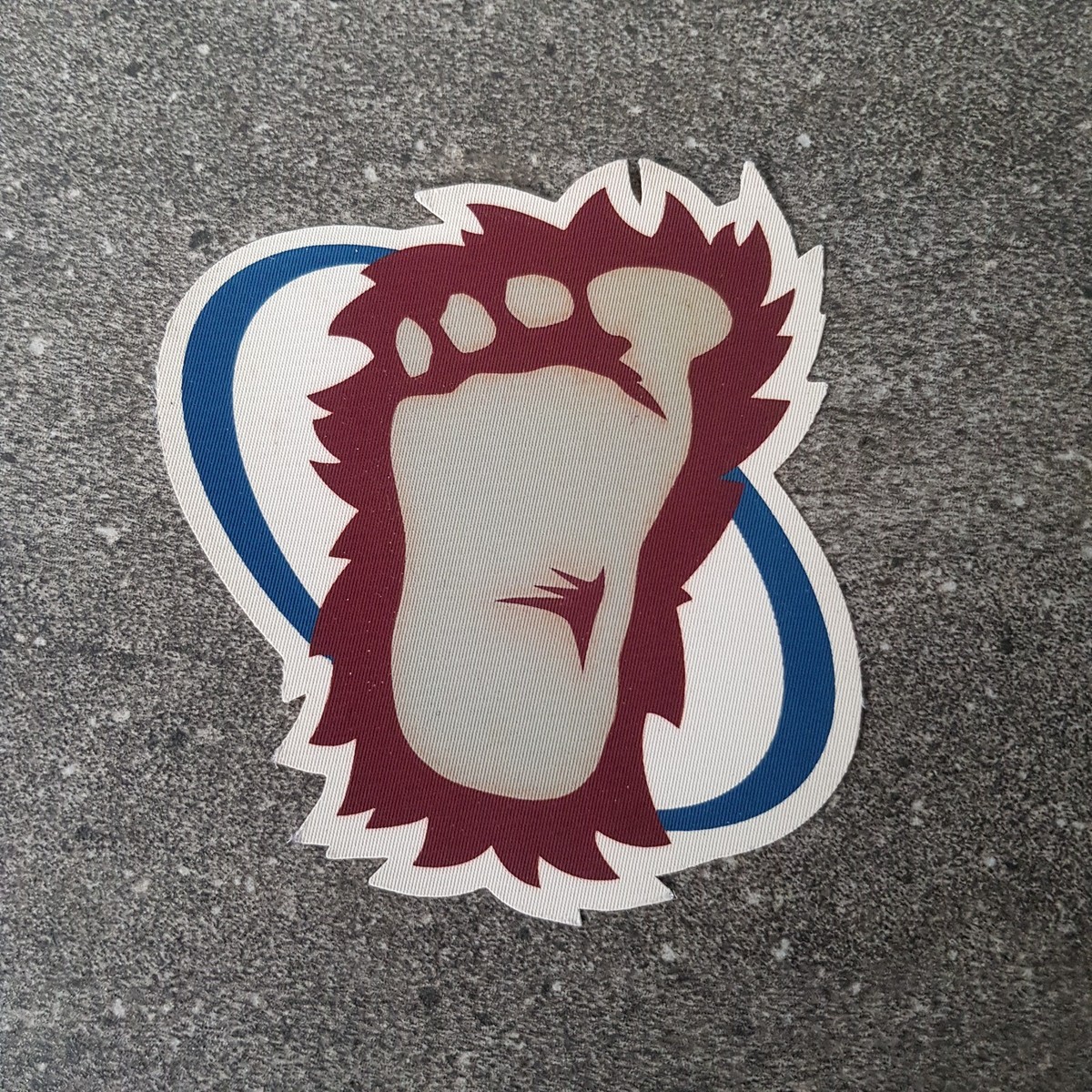 Hockey Yeti Avalanche Foot Logo Hat Vintage Colorado Avalanche Reebok ...