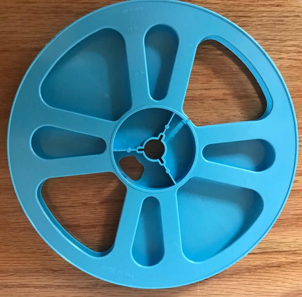SUPER-8 400 ft. Blue Plastic Movie Film Reels - 5-Reel Pack BRAND NEW ...