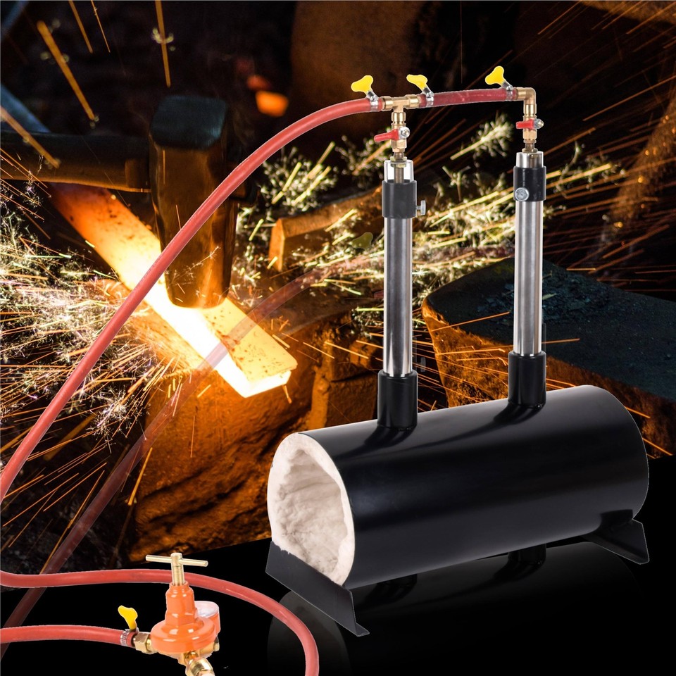 Propane Forge Propane Knife Forge Double Burner Blacksmith Farriers ...