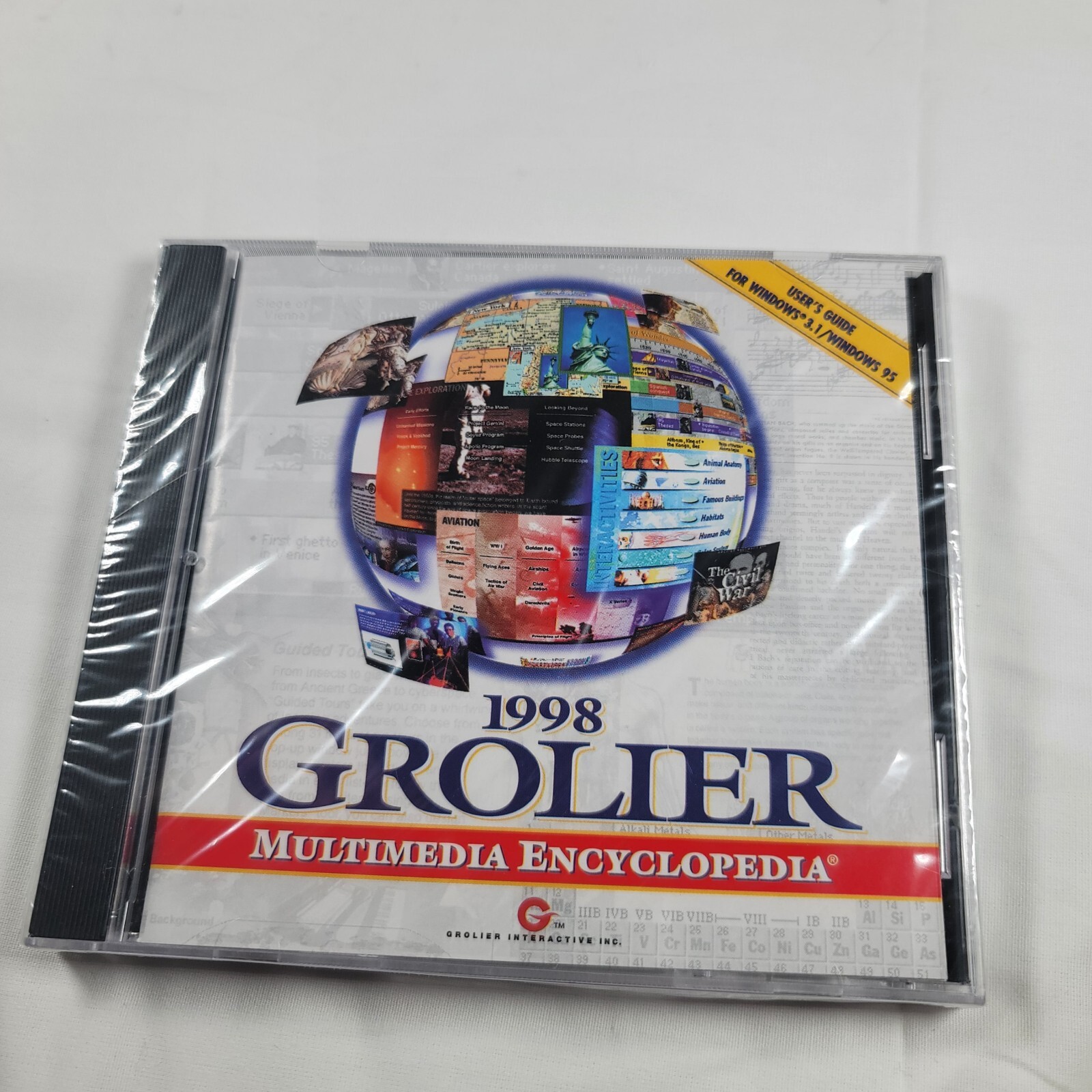 1998 Grolier Multimedia Encyclopedia Windows 3.1 / Win 95 CD-ROM | eBay
