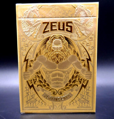 Zeus Playing Card Deck (GILDED Gold Edition) Limited of 150 - Brand New ...