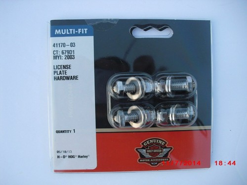 HARLEY OEM ORIGINAL SKULL WILLIE G LICENCE Plate HARDWARE SOFTAIL ...