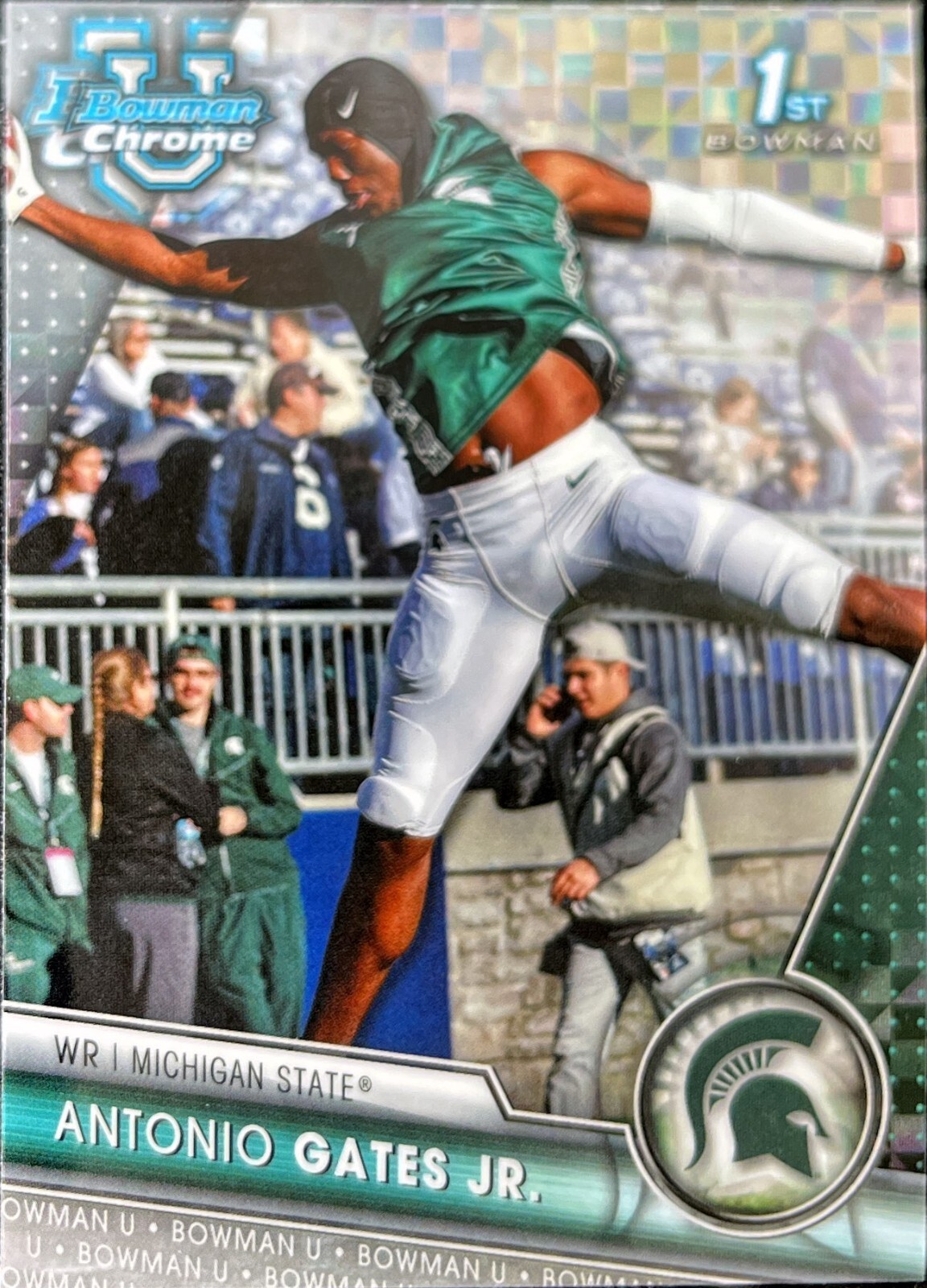 2023 Bowman Chrome University X-Fractor SP #174 Antonio Gates Jr ...