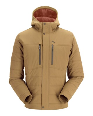 Simms Men's Cardwell Hooded Jacket - Size 2XL - Color Camel - New ...