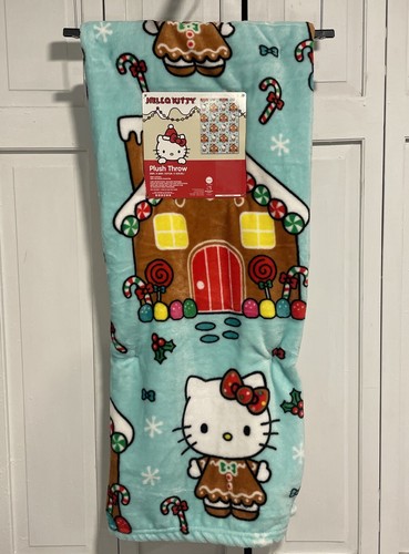 Hello Kitty Christmas Gingerbread Throw 50”x60”Blanket - NEW VIRAL | eBay