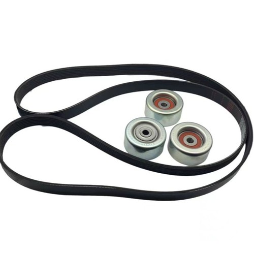 Drive Belt & Idler Pulley Kit Set For Toyota 16604-31020 16603-31040 ...