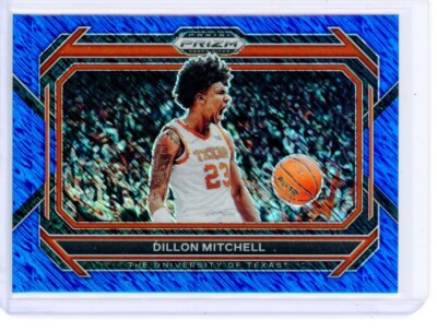 2022-23 Panini Prizm Draft Picks DILLON MITCHELL V Blue Shimmer Rookie ...