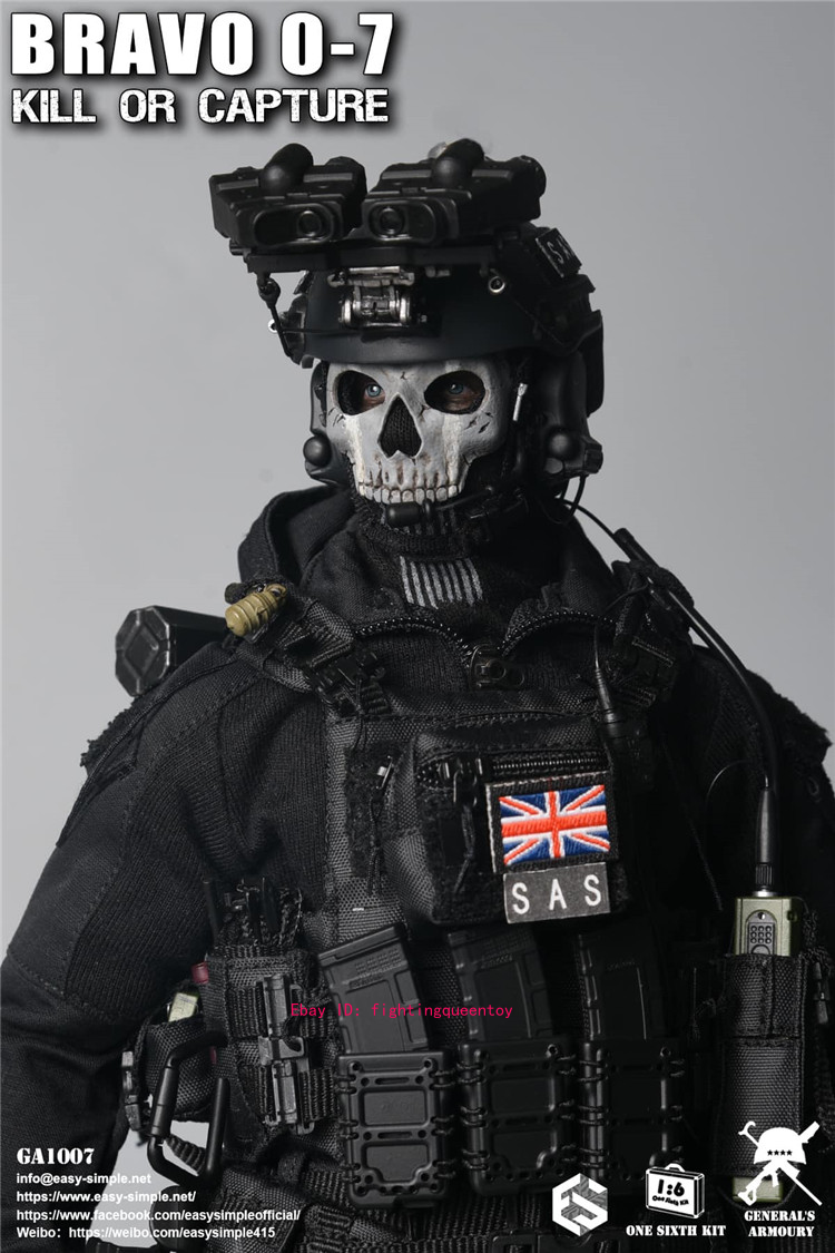 EASY&SIMPLE GA1007 BRAVO 0-7 Ghost Recon Kill or Capture 1/6 EASY&SIMPLE GA1007 BRAVO 0-7 Ghost Recon Kill or Capture 1/6