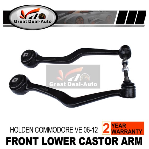 Pair For Holden Commodore VE WM Sedan Ute Wagon Front Lower Castor Arm ...