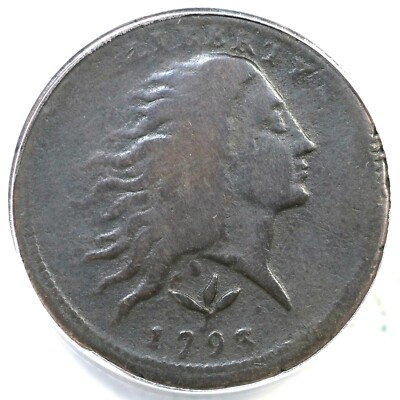 1793 S-10 R-4 ANACS VG 8 Details Wreath Large Cent Coin 1c | eBay