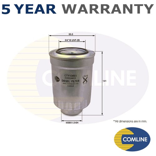 Comline Fuel Filter Fits Toyota Mitsubishi Ford Subaru Mazda VW + Other ...