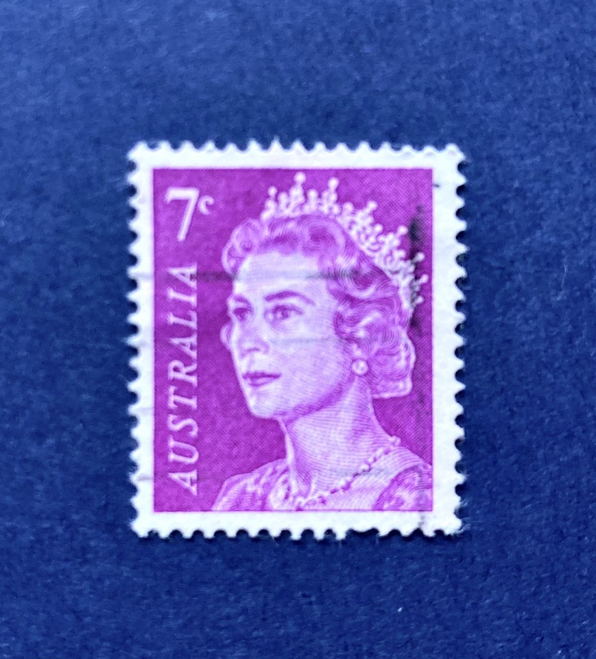 Australian 7c Queen Elizabeth Postage Stamp | eBay UK