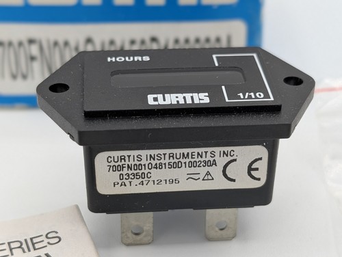 Curtis HOUR METER SOLID STATE NEW PANEL MOUNT WITH MANUAL AND SCREWS | eBay