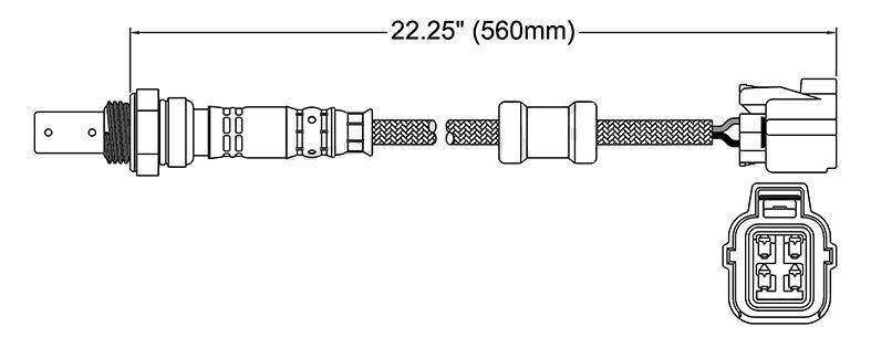 PRE CAT O2 AF OXYGEN SENSOR for SUBARU LIBERTY OUTBACK 22641AA230 AA280 ...
