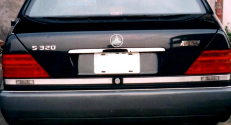 Chrome Trunk Lid Trim For 1991-1999 Mercedes Benz U.S.A. Version W140 S ...