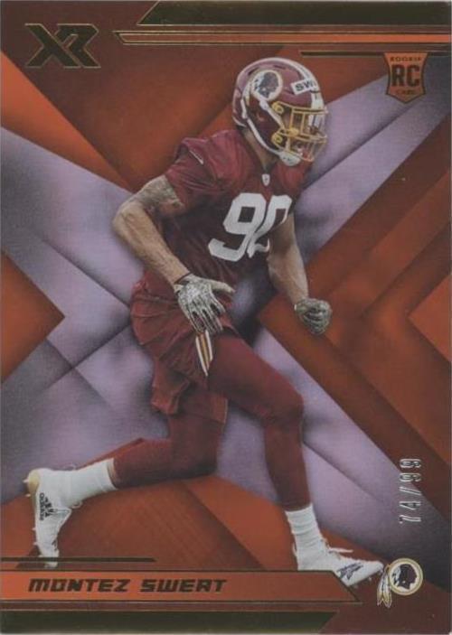 2019 Panini XR - Rookies Montez Sweat #191 Orange /99 (RC) for sale ...