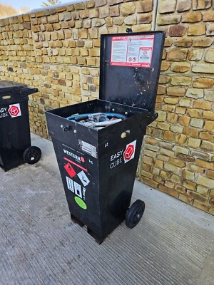 Western EasyCube Bunded Kaddi Diesel fuel 100 litre site Tank Bowser £ ...