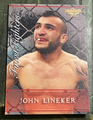 2019 TCSP Finest Fighters John Linker UFC Card FF-35 Numbered 25/25 ...